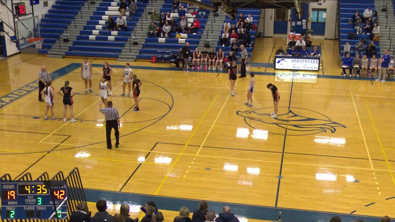 Horseheads High vs Hilton High School Girls' JuniorVarsity Basketball - YouTube