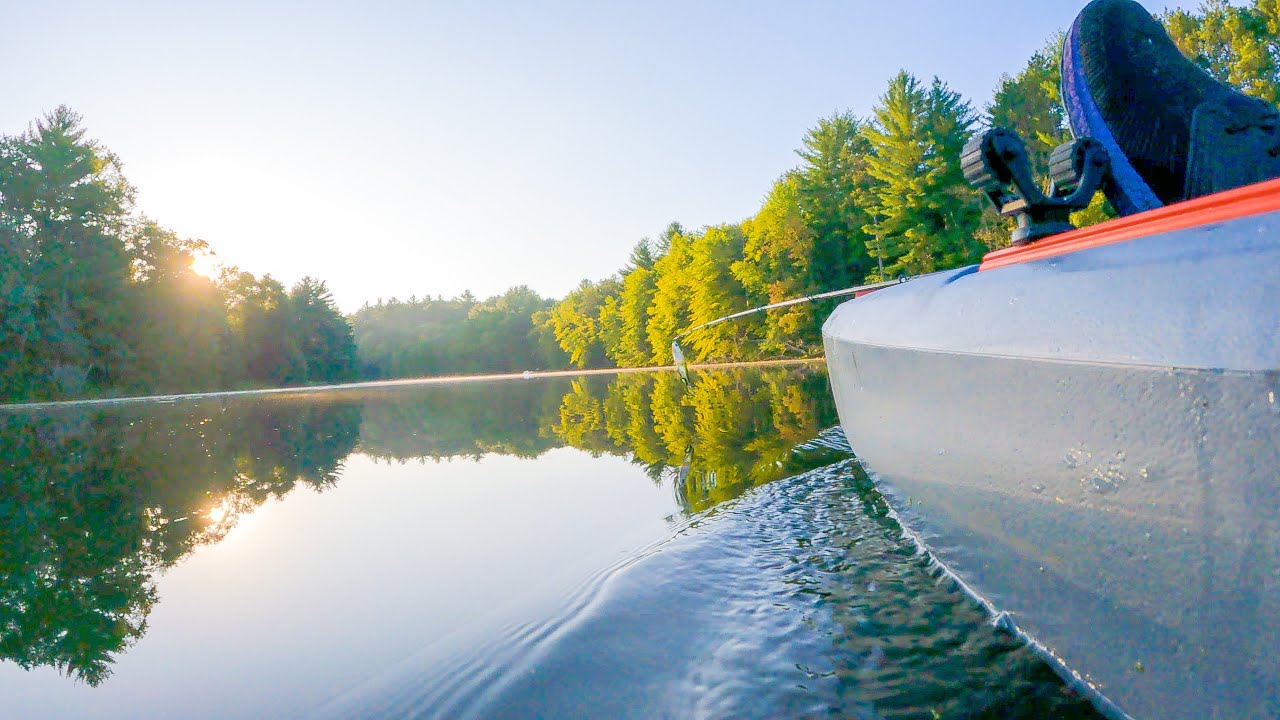 I Found A HIDDEN GEM - Kayak Fishing "Mirror Lake" Wisconsin - YouTube