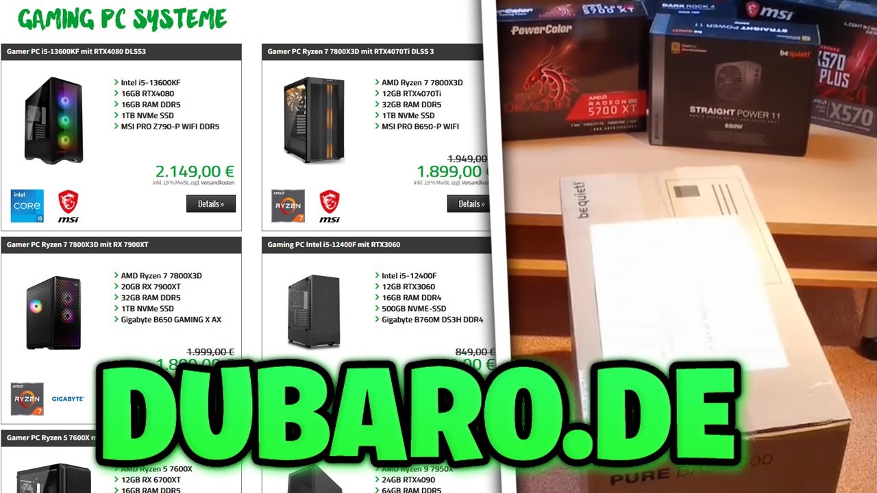 Wie BESTELLE ich einen PC auf Dubaro.de? | Review von Dubaro.de (2023)🔥 ...