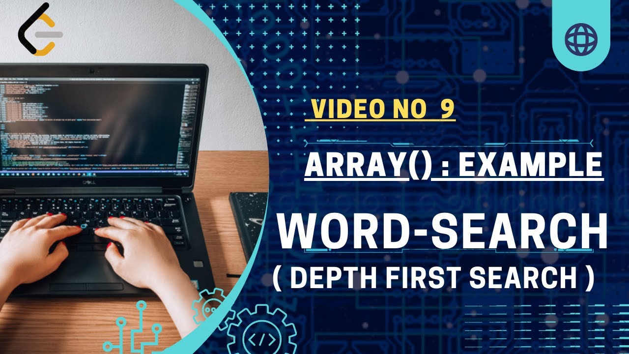 Array Word Search Basic To Master Dsa Youtube