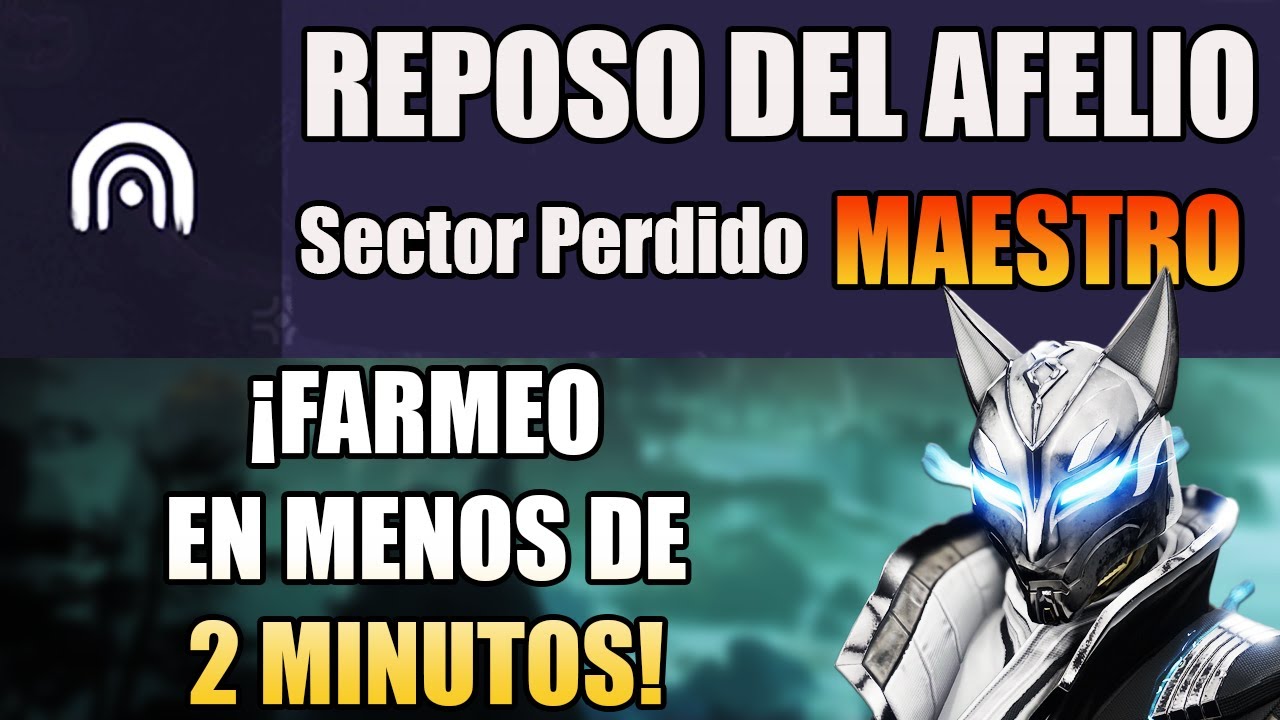 Como FARMEAR Reposo del Afelio Sector Perdido MAESTRO SOLO Hechicero ...