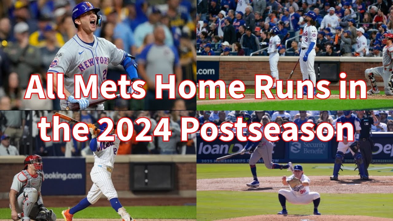 All Mets Home Runs in the 2024 Postseason - YouTube