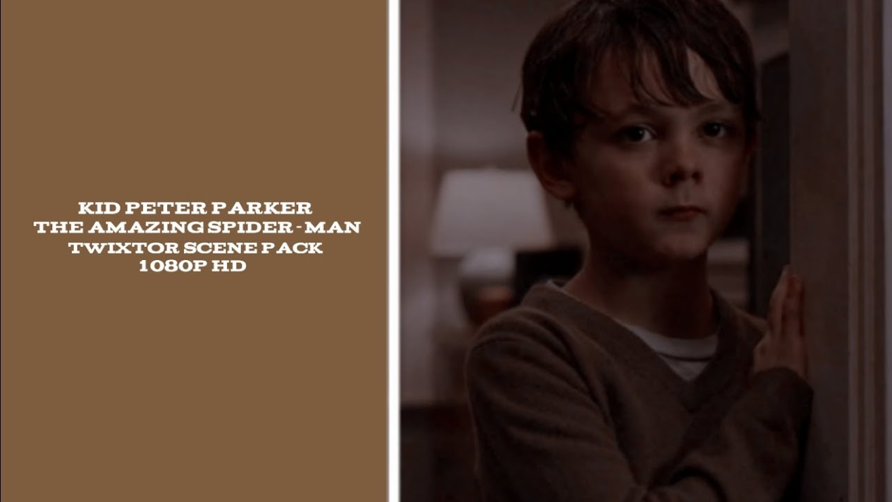 kid peter parker (the amazing spider-man) | twixtor scene pack (1080p ...