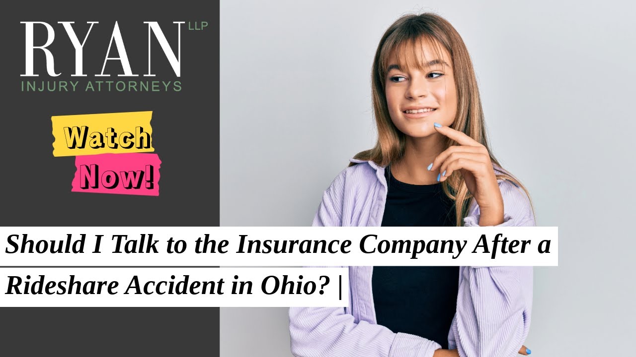 Should I Talk to the Insurance Company After a Rideshare Accident in ...