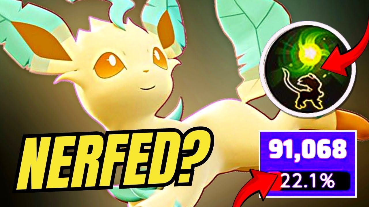 "Leafeon" NERFED, but still🔥"Top-Tier"🔥| POKEMON UNITE | #leafeon # ...