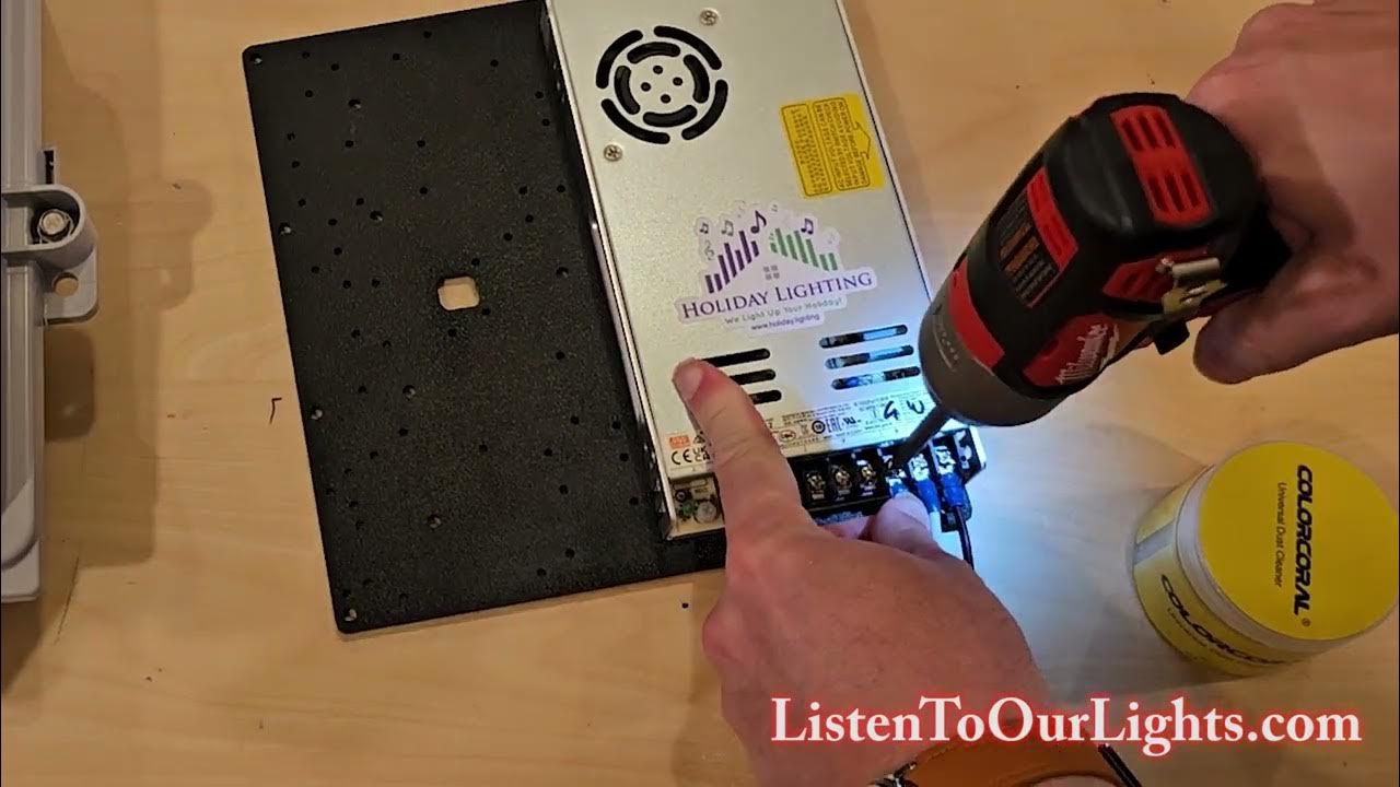 Falcon F16v5 Part 2: Connecting the Power Supply - YouTube