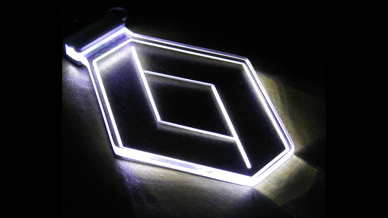 Renault LED sign - YouTube