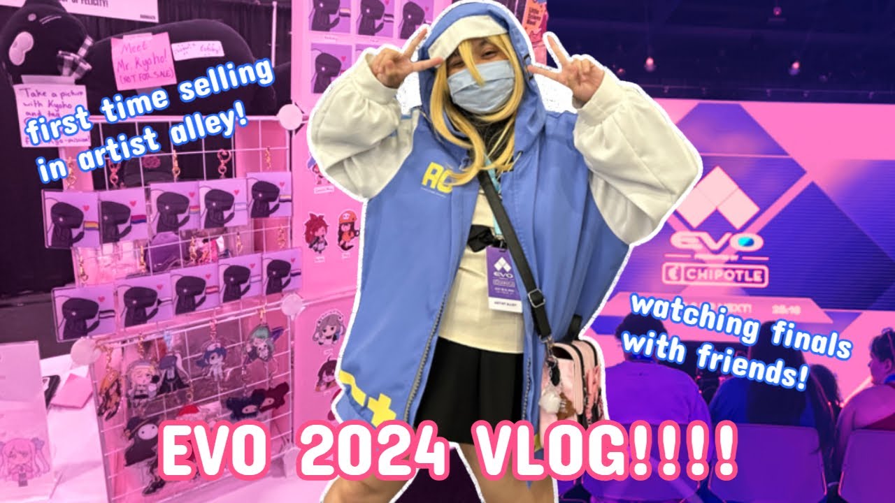 fighting games, my artist alley table, and love for the fgc! | EVO 2024 ...