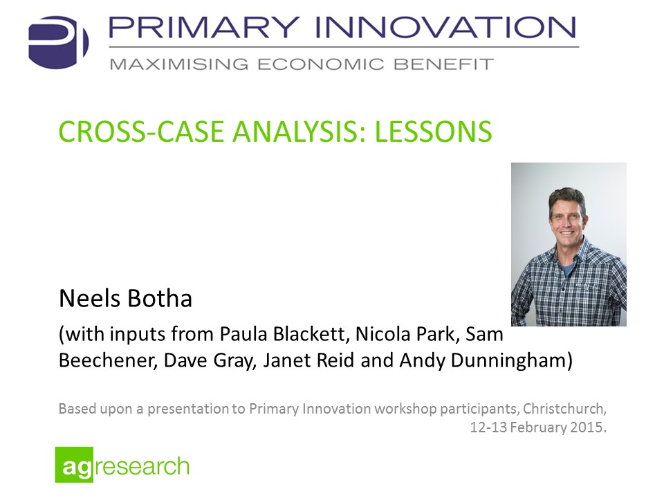 An Update On The Cross Case Analysis From The Ex Post Case Studies an-update-on-the-cross-case-analysis-from-the-ex-post-case-studies