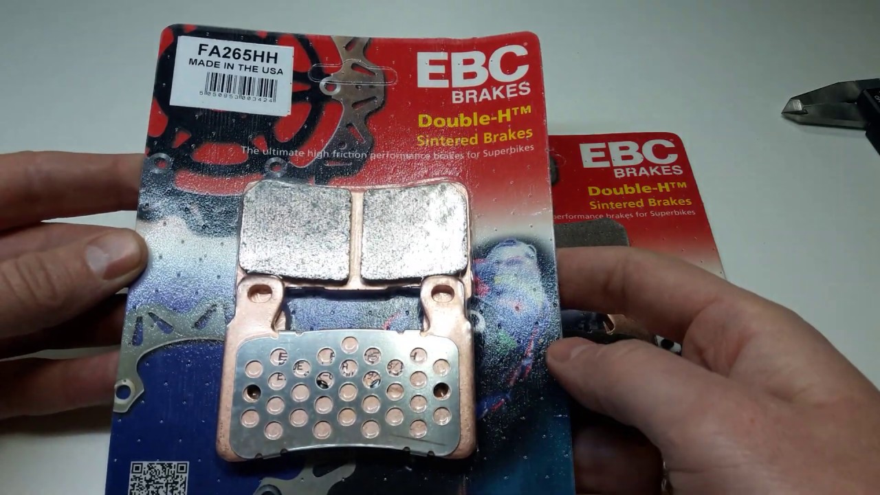 Тормозные колодки EBC Brakes FA265HH Sintered - YouTube