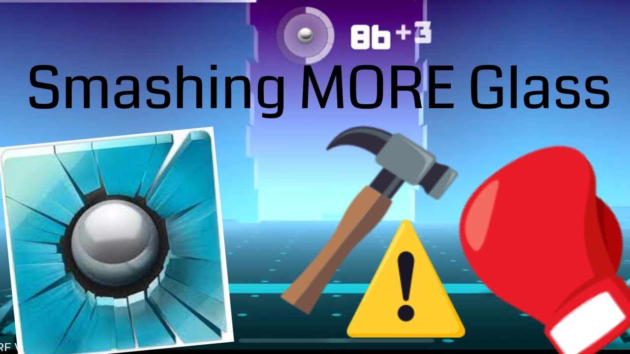 Smashing more glass in Smash Hit (Satisfying) - YouTube