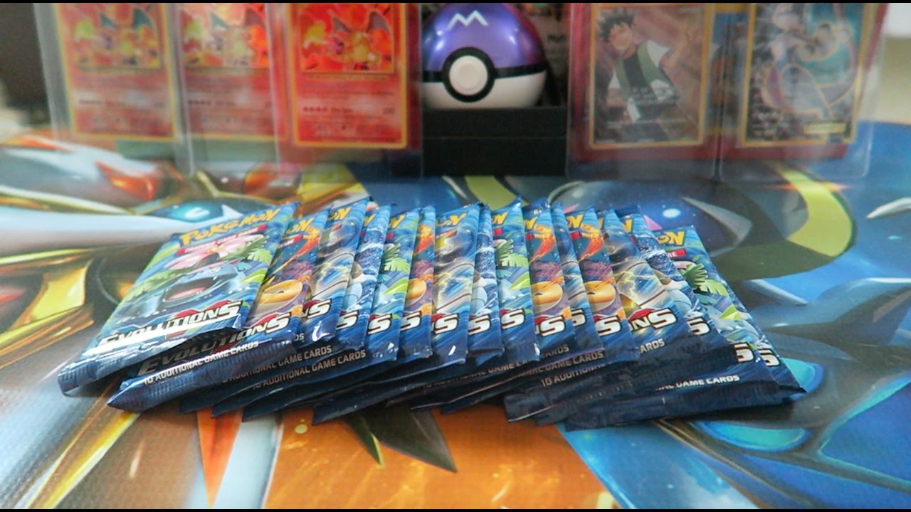 THIS BOX IS FIRE!! Luckiest Box Ever! | Opening Pokemon XY Evolutions ...