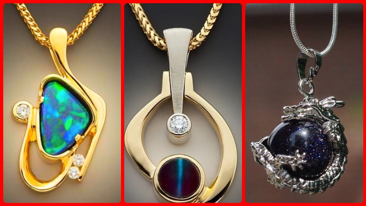 Adorable And Classy Rare Opal Chain Locket Design Collection - YouTube