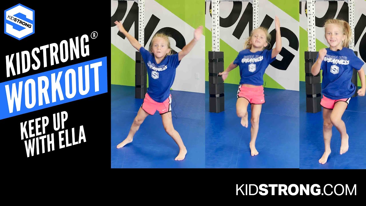 KidStrong Workout: Keep up with Ella - YouTube