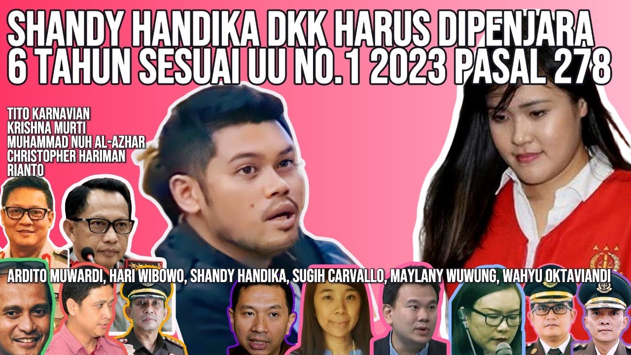 PIDANAKAN SHANDY HANDIKA ARDITO MUWARDI DKK: PAKAI VIDEO CCTV REKAYASA ...