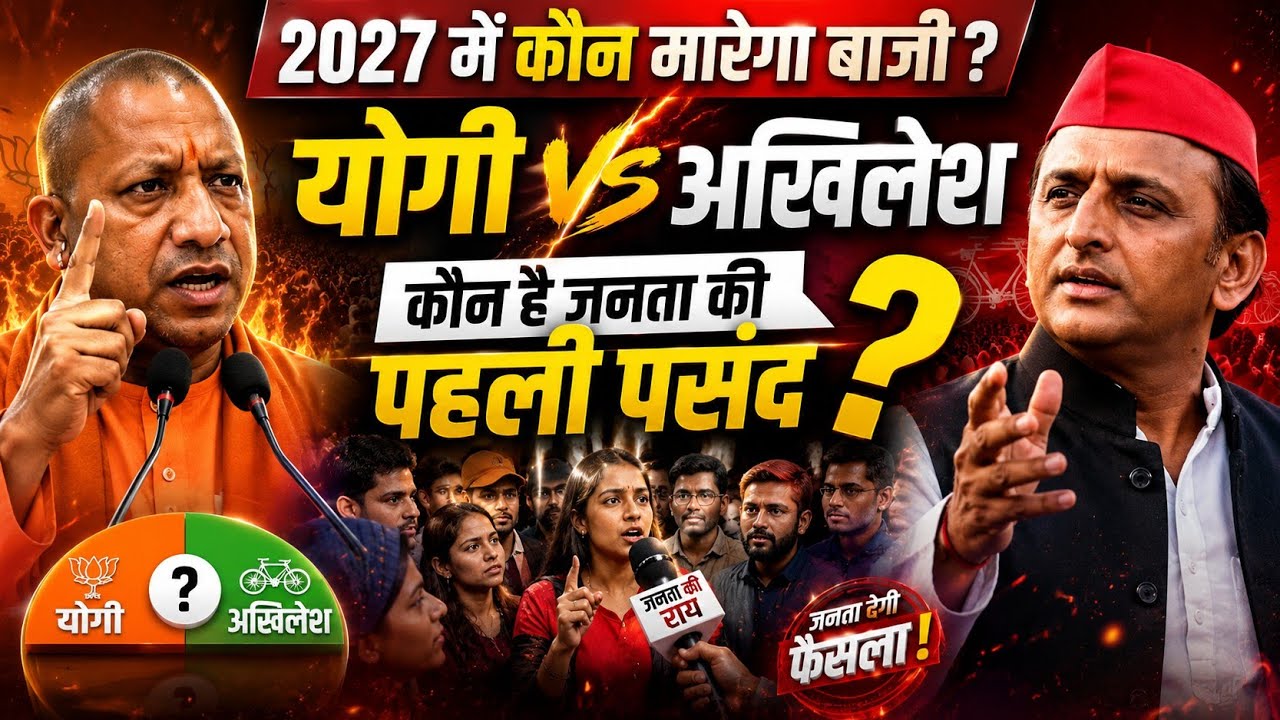 2027 में किसकी सरकार? योगी का जलवा या अखिलेश का दांव? जानिए इस रिपोर्ट ...