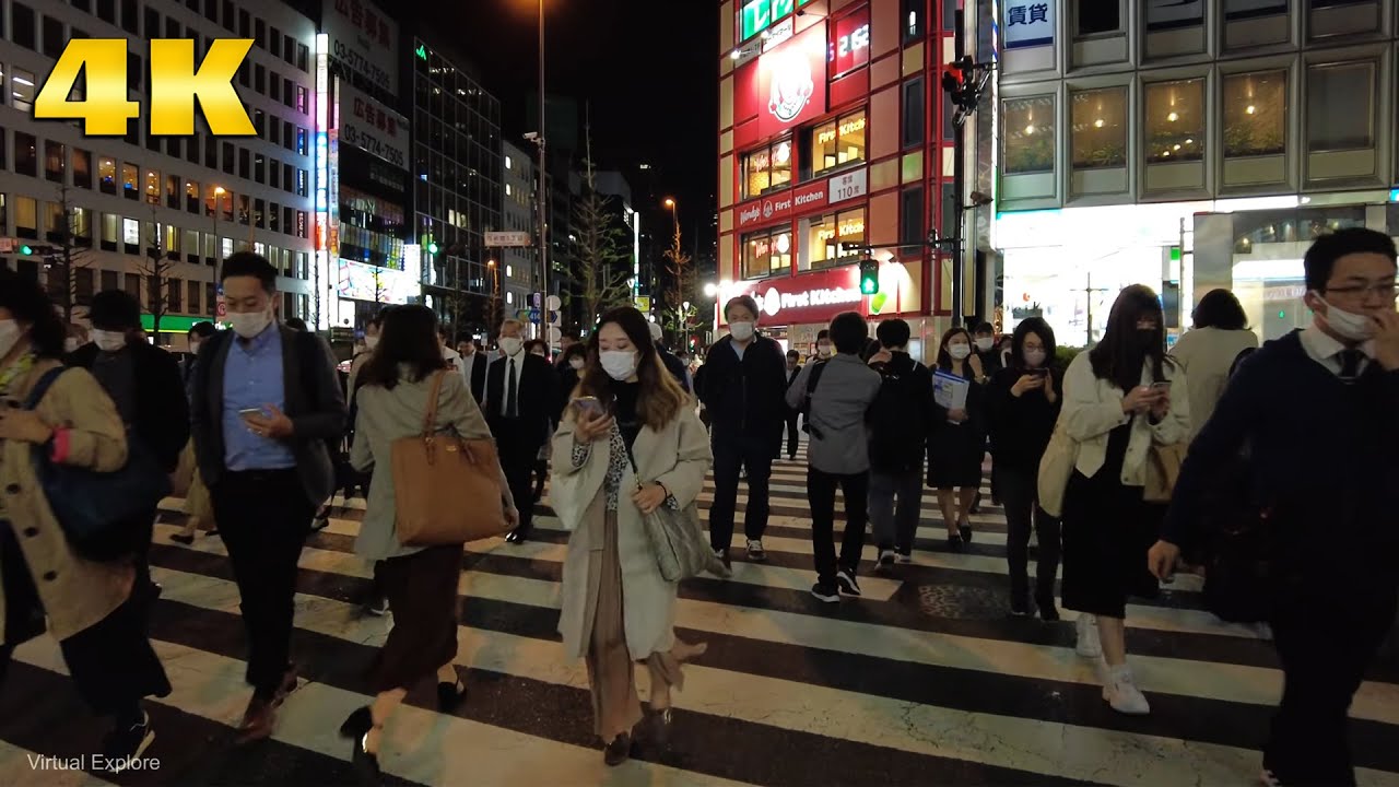 【4K】Tokyo’s Office Workers After Hour Drinking Area | Nishi Shinjuku ...