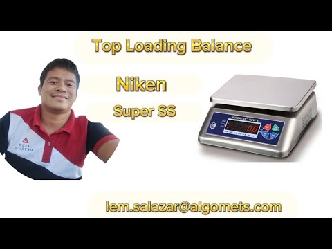 Top Loading Balance | Niken Super SS | Calibration | Adjustment ...