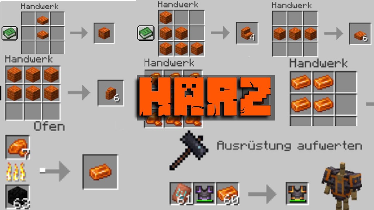 Harz | Alle Informationen | Minecraft 1.21.5 Tutorial Deutsch - YouTube