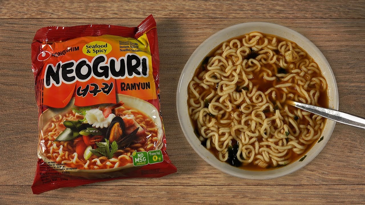 Nongshim NEOGURI Ramyun Seafood Instant Nudeln - YouTube