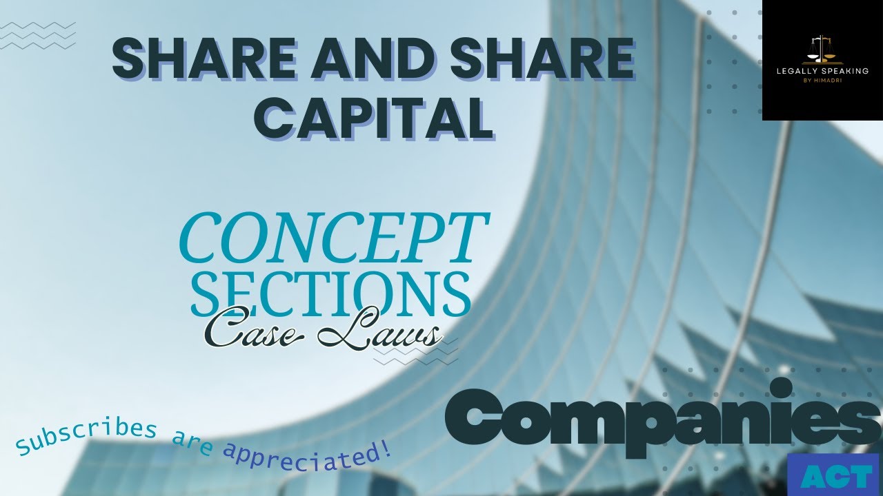 Shares and Share Capital | Types & Concepts Explained - YouTube