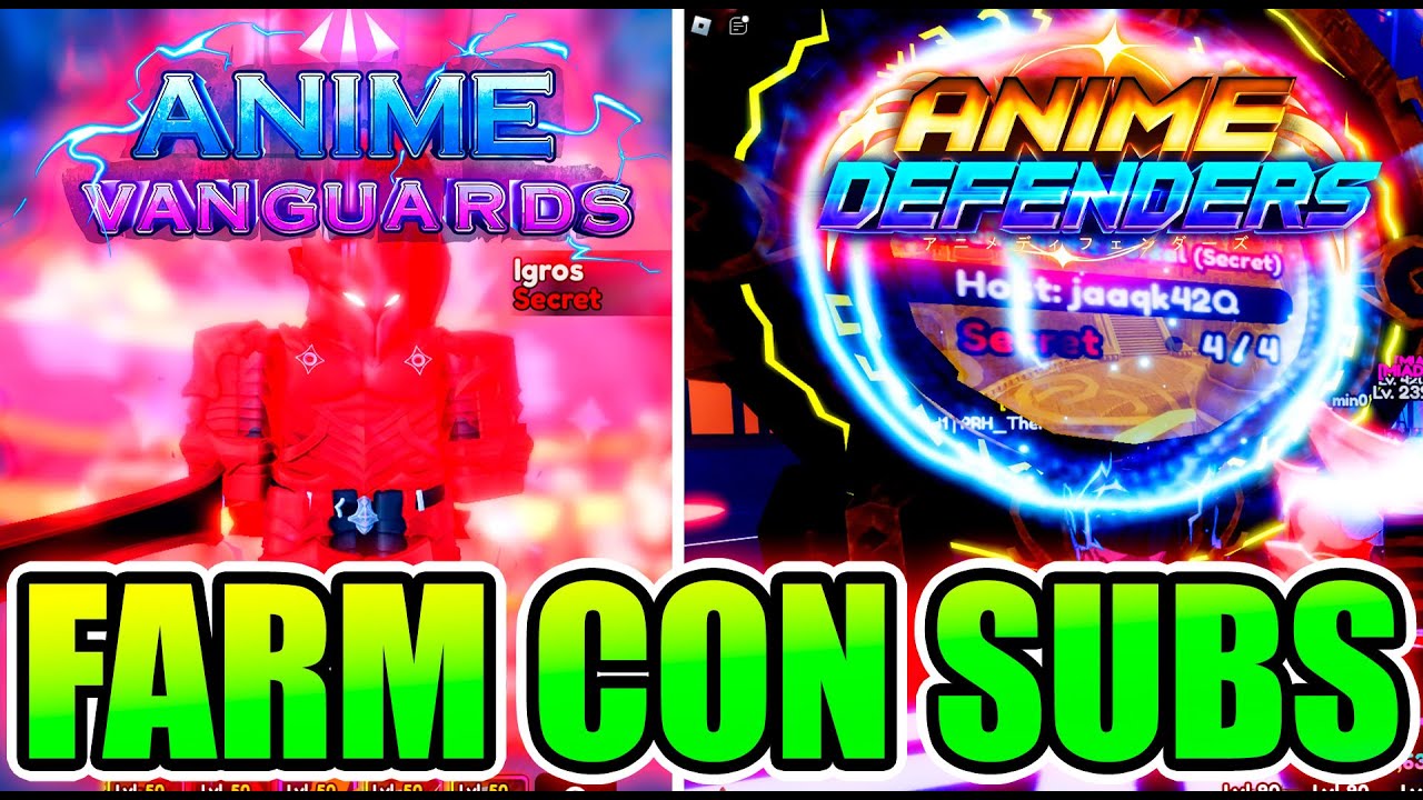 🤙Jugando ANIME DEFENDERS & ANIME VANGUARDS con SUSCRIPTORES🔥 🔴 Banner ...