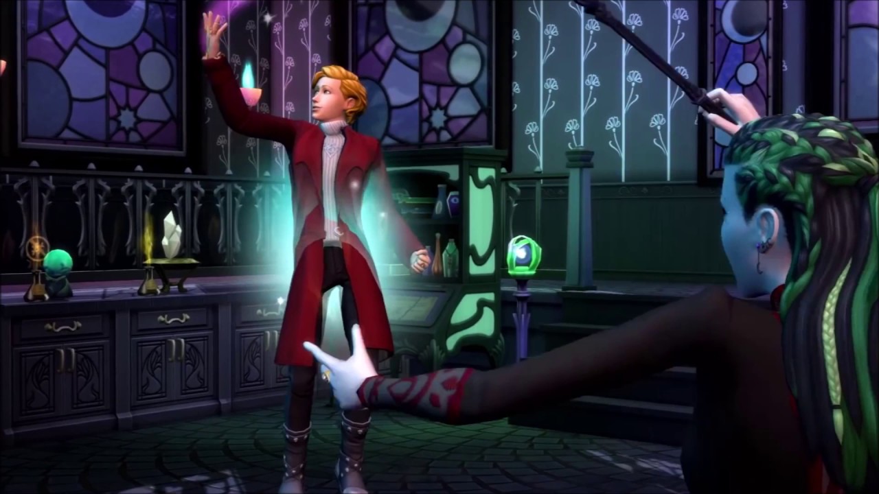 The Sims 4 Realm of Magic Build Technique - YouTube