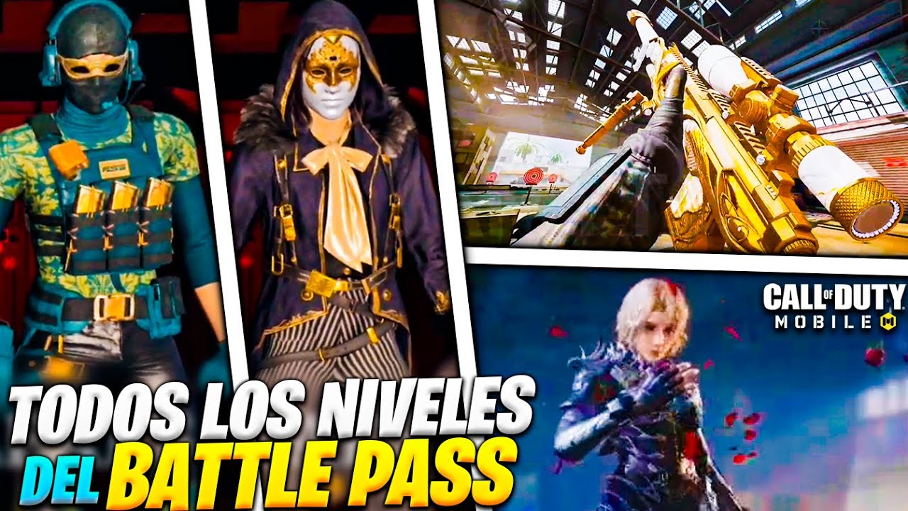 TODOS LOS NIVELES del PASE DE BATALLA de la TEMPORADA 10 de COD MOBILE ...