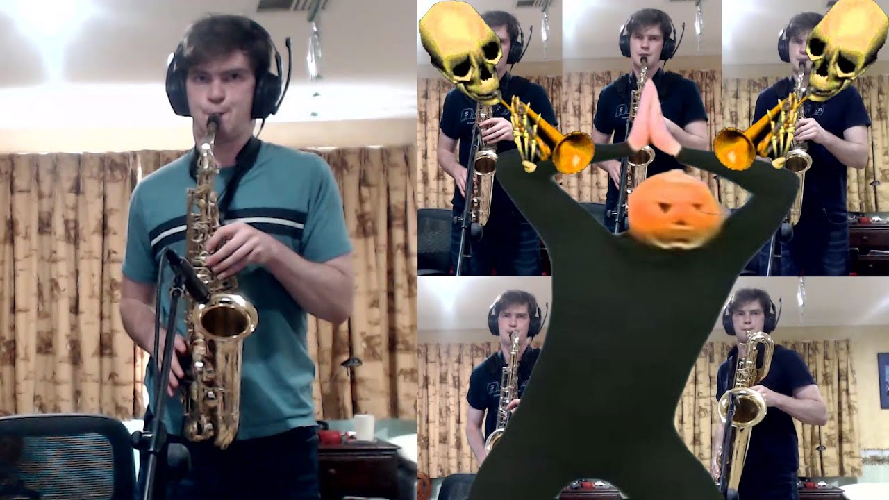 Spooky Scary Skeletons - Saxophone Cover - YouTube