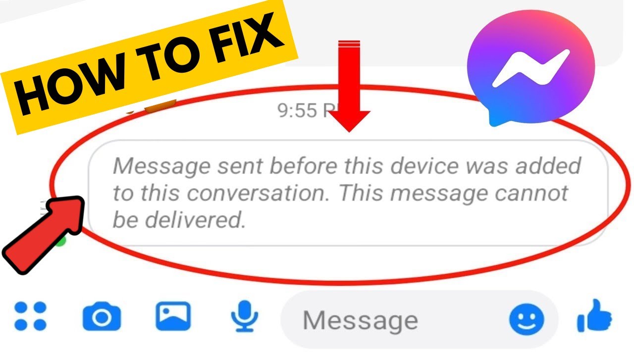 Fix Message Sent Before This Device Was Added To This Conversation This ...