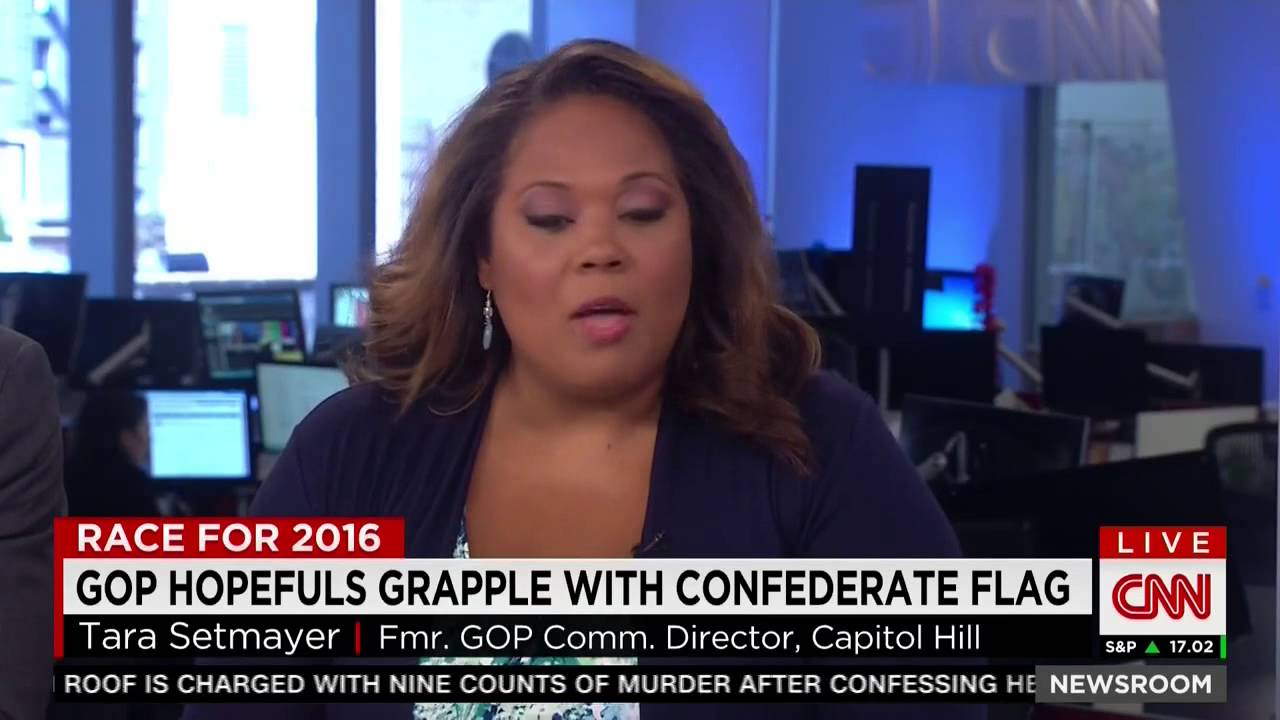 Tara Setmayer on CNN discussing the GOP & the Confederate Flag - YouTube