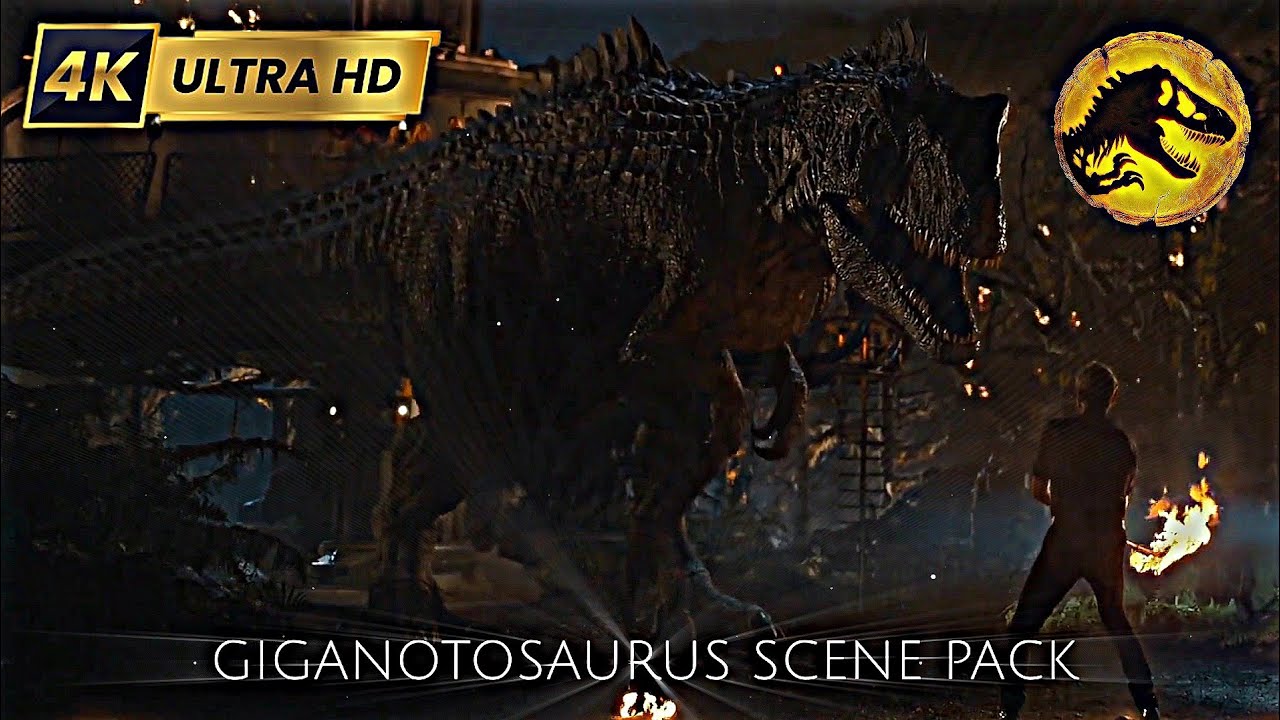 Jurassic World Dominion | Biosyn Giganotosaurus Scene Pack •[4K Ultra ...