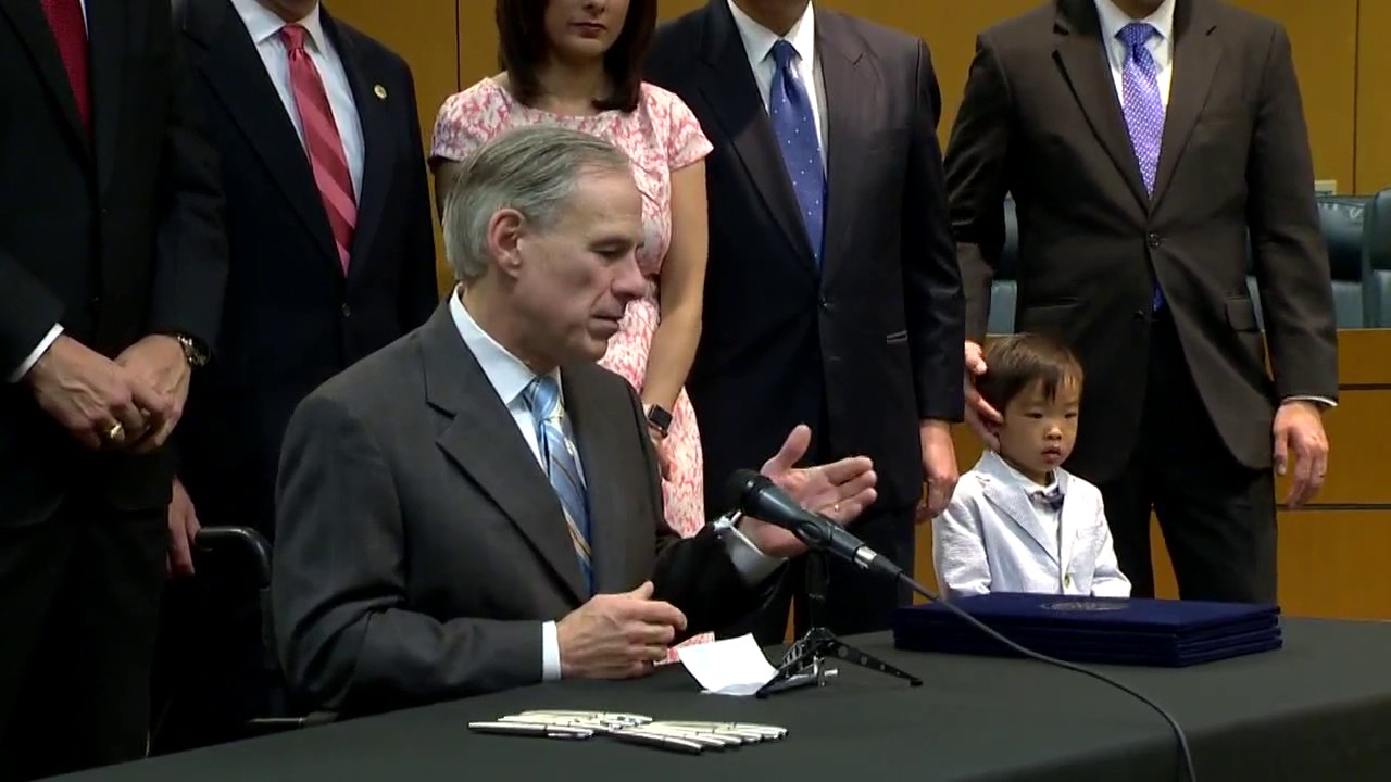 Texas governor signs bills for CPS reform - YouTube
