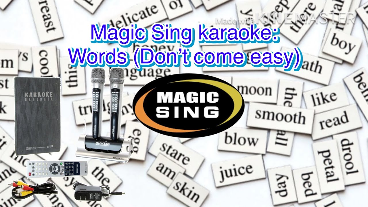 Magic Sing karaoke: Words (Don’t come easy) - YouTube