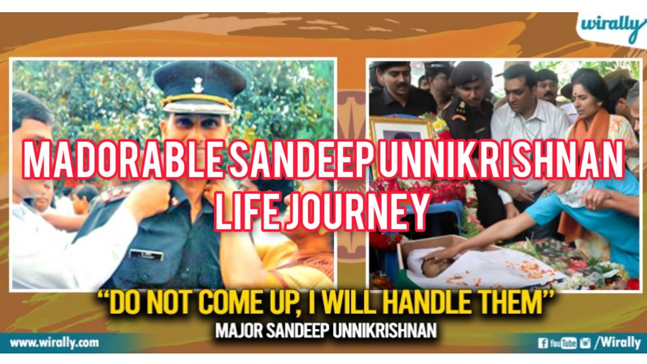 Major Sandeep Unnikrishnan and His wife Neha Unnikrishnan and his ...