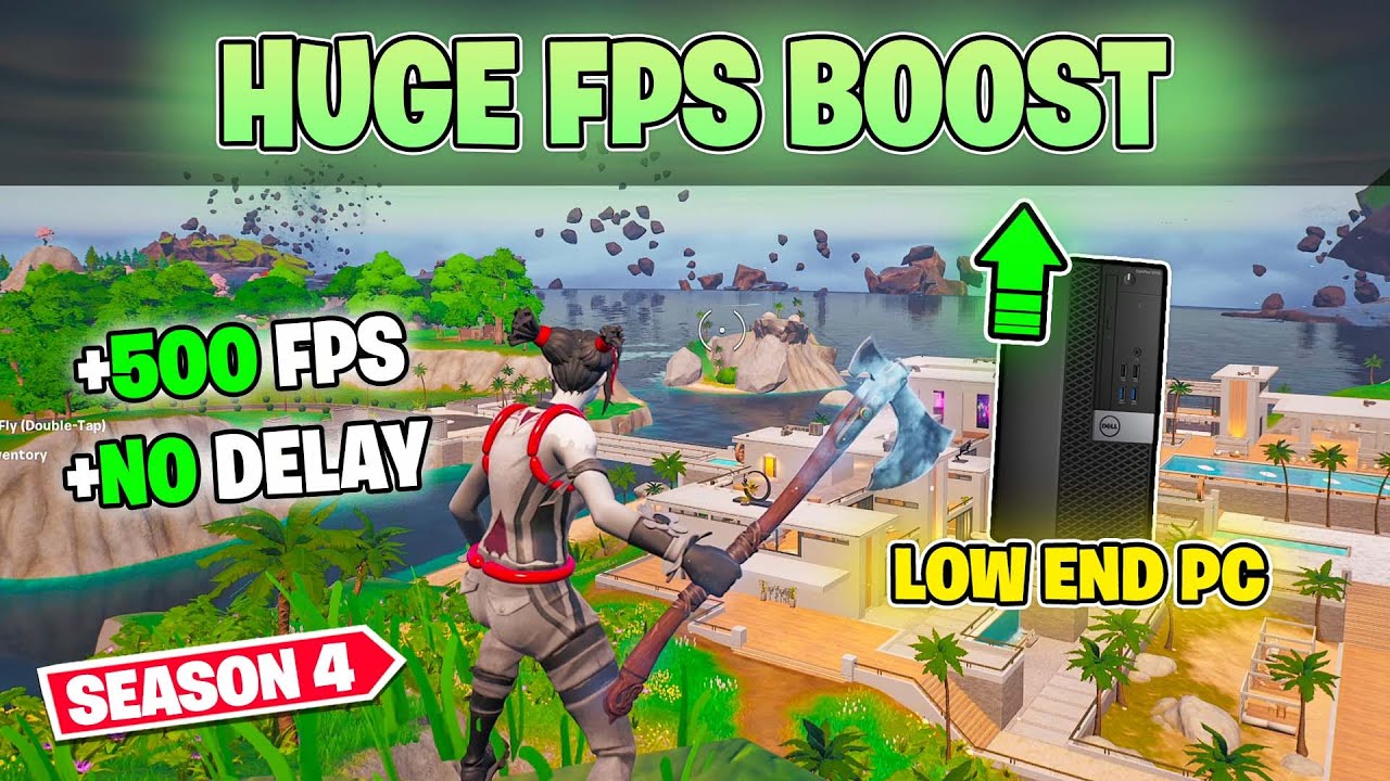 The Easiest Way To Boost Fps And Lower Input Delay In Fortnite Season 4 Max Fps And 0 Ping 🔧