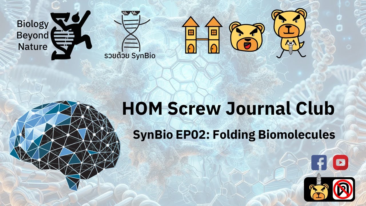 [Live] HOM Screw Journal Club | EP02: Folding Biomolecules - YouTube