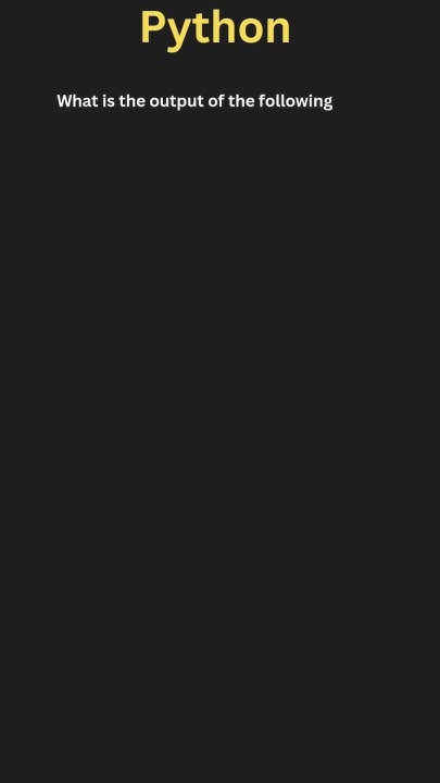 Python masters code quiz for output #python #pythonprogramming #functions - YouTube