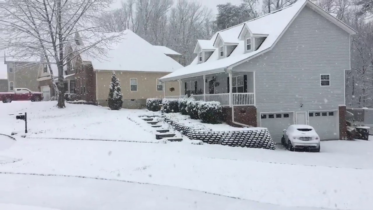 ⛄️ First Snow ️ of Many Years Chattanooga Tennessee (USA) - YouTube