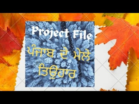 punjabi Project File || ਪੰਜਾਬ ਦੇ ਮੇਲੇ ਤਿਉਹਾਰ - YouTube