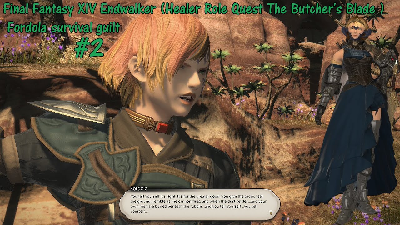 Final Fantasy XIV Endwalker (Healer Role Quest The Butcher's Blade ...