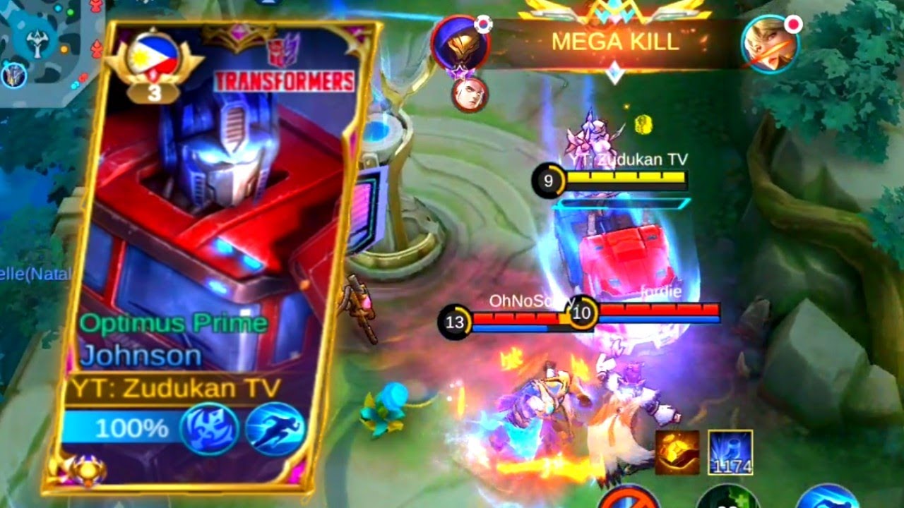OPTIMUS PRIME HIT and RUN COMBO BE LIKE 😂 | MLBB - YouTube