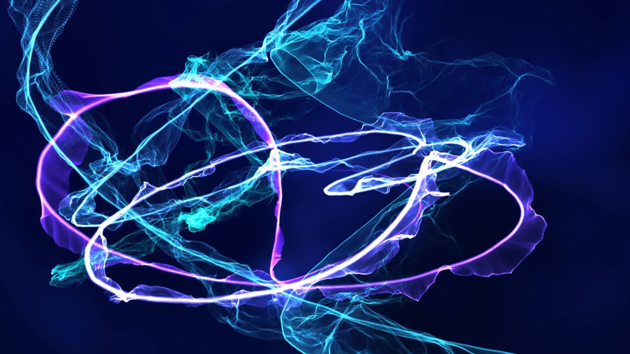 colorful streaks of blue light particles sqgt lhyx D - YouTube