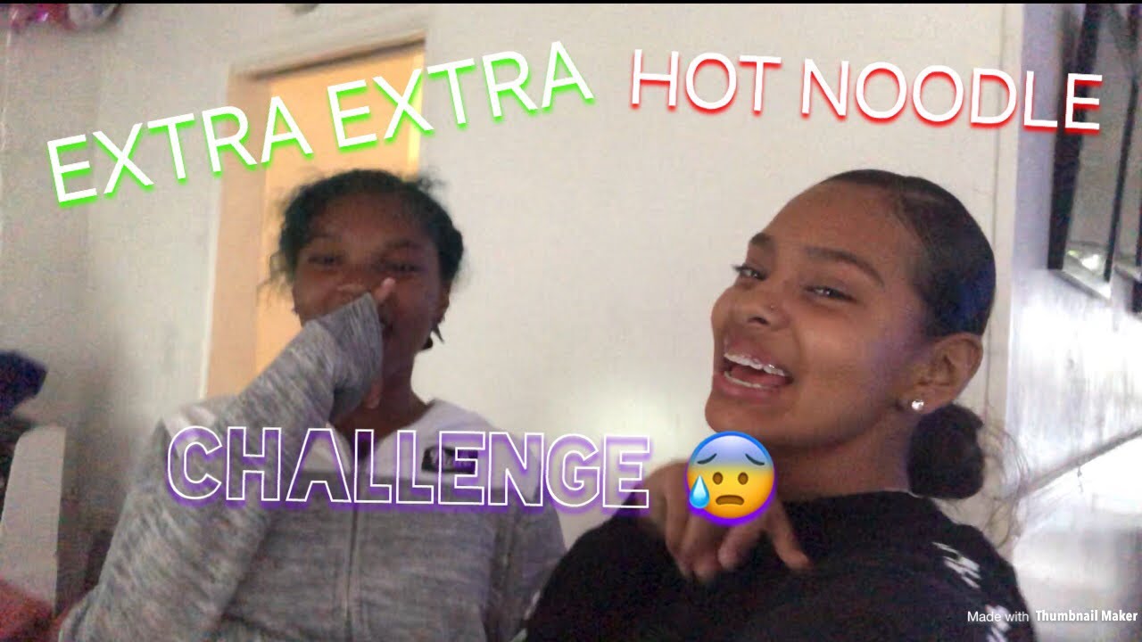 Extra Extra HOT NOODLE CHALLENGE - YouTube