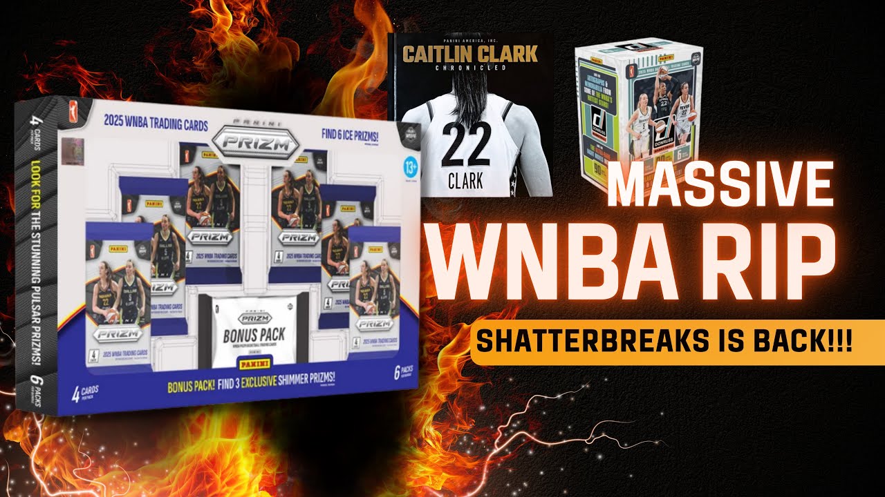 Massive WNBA RIP!! 2025 Prizm Costco Box, Donruss Blaster & Caitlin ...