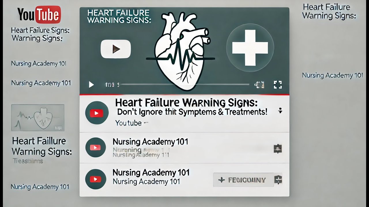 "Heart Failure Warning Signs: Don’t Ignore These Symptoms & Treatments ...