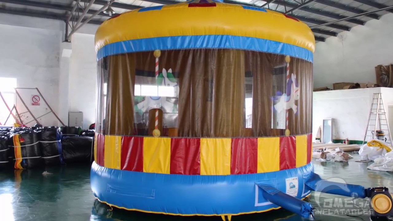 Merry-Go-Round Inflatables Bounce House - YouTube