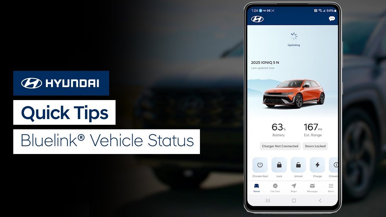 Quick Tips: Bluelink® Vehicle Status | Bluelink® | Hyundai – Hyundai ...