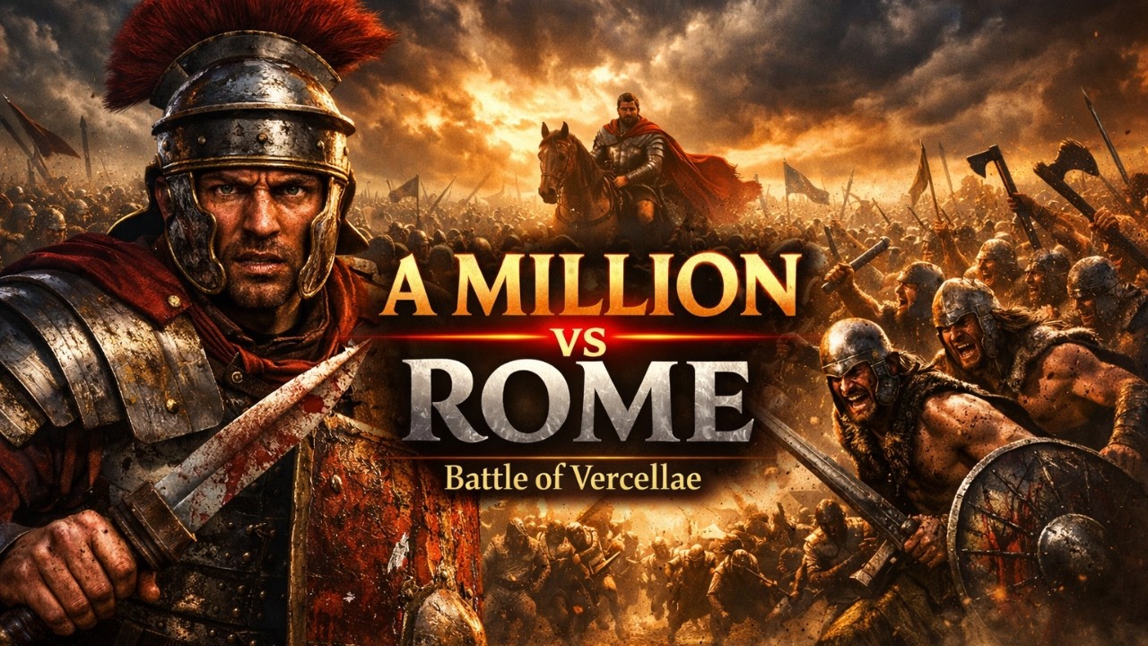 A Million Warriors vs Rome The Shocking Battle of Vercellae | Roman ...