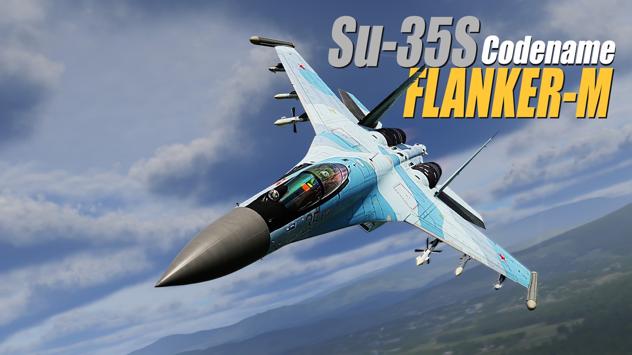 First Look At The New Su-35 Flanker | DCS World - YouTube